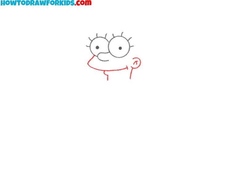 How to Draw Lisa Simpson - Easy Drawing Tutorial For Kids
