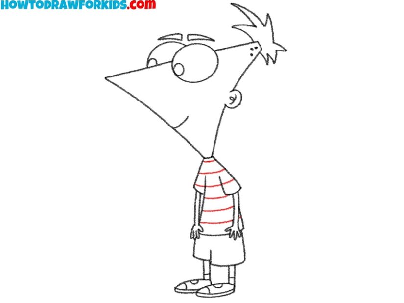 How to Draw Phineas - Easy Drawing Tutorial For Kids