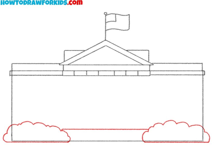 How to Draw the White House - Easy Drawing Tutorial For Kids