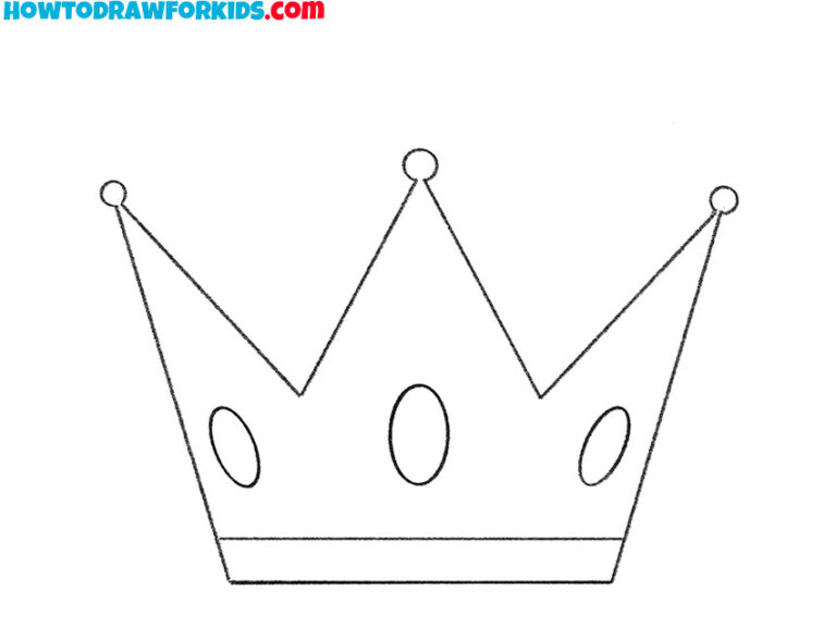 How to Draw a Crown - Easy Drawing Tutorial For Kids