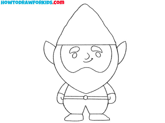How to Draw a Gnome - Easy Drawing Tutorial For Kids