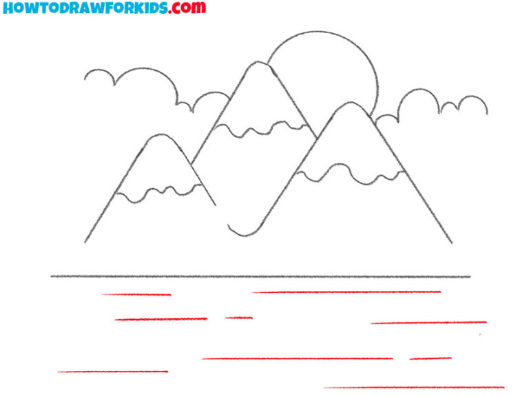 How to Draw a Landscape - Easy Drawing Tutorial For Kids