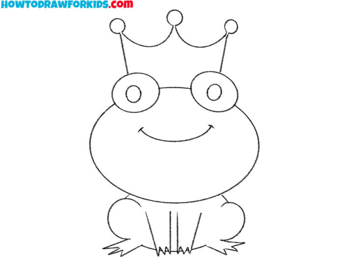 How to Draw a Princess Frog - Easy Drawing Tutorial For Kids