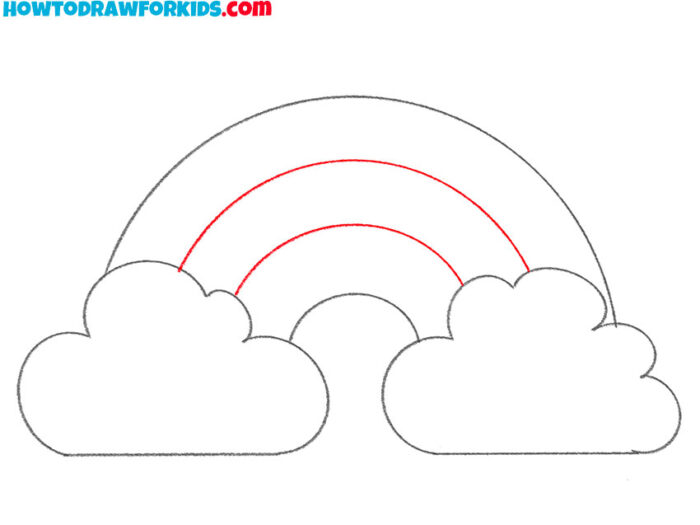How to Draw a Rainbow - Easy Drawing Tutorial For Kids