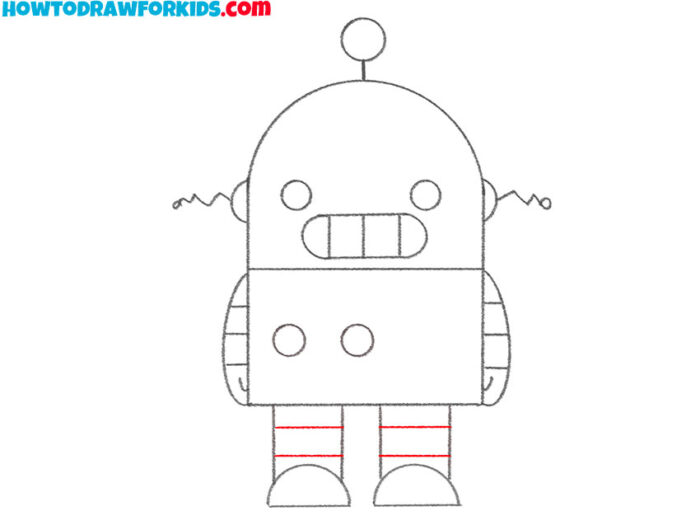 How to Draw a Robot - Easy Drawing Tutorial For Kids