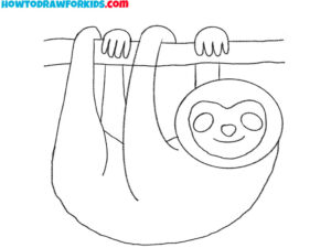 How to Draw a Sloth - Easy Drawing Tutorial For Kids