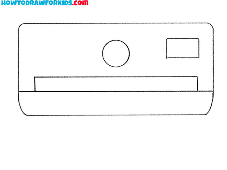 How to Draw an Air Conditioner - Easy Drawing Tutorial For Kids