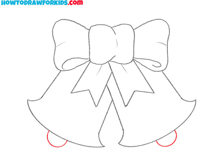 How to Draw Christmas Bells - Easy Drawing Tutorial For Kids