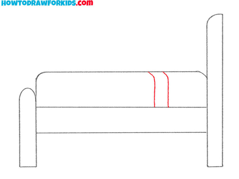 How to Draw a Bed - Easy Drawing Tutorial For Kids
