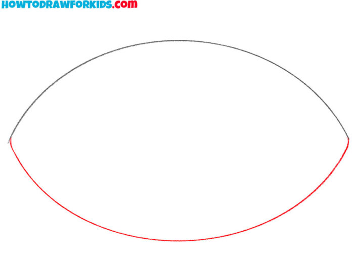 How to Draw an American Football - Easy Drawing Tutorial For Kids