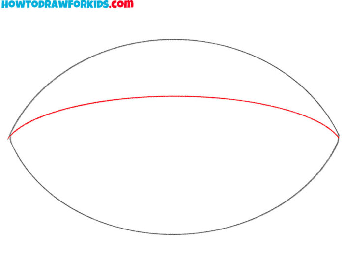 How to Draw an American Football - Easy Drawing Tutorial For Kids