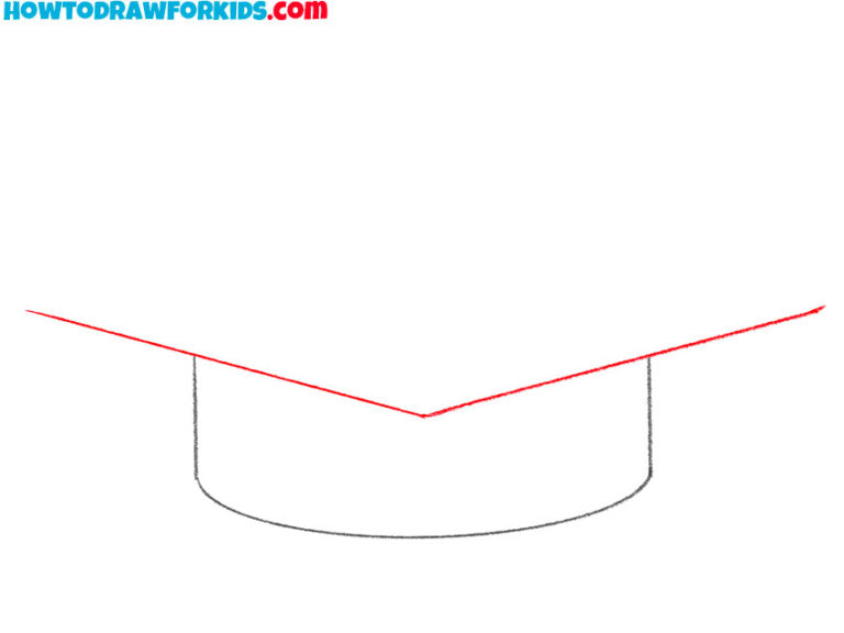 How to Draw a Graduation Cap - Easy Drawing Tutorial For Kids
