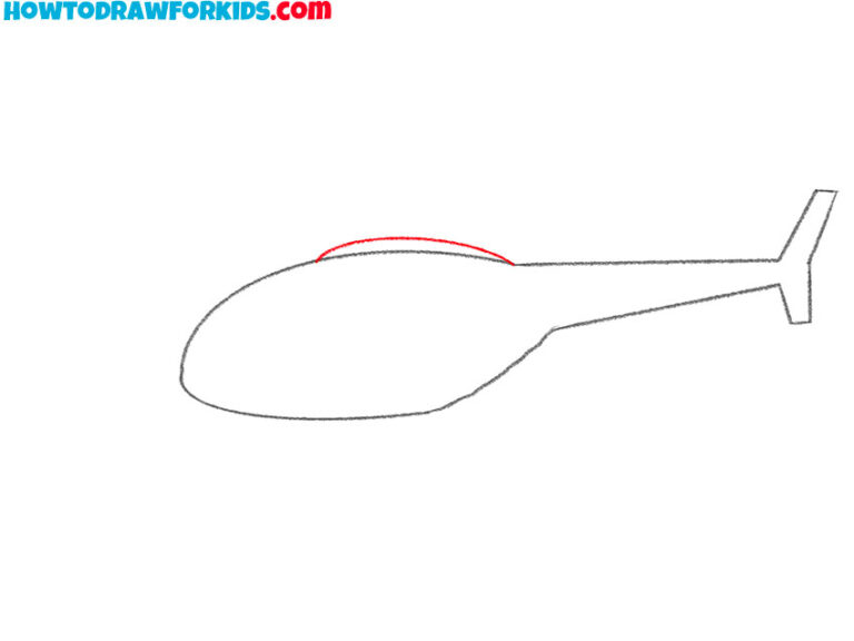 How to Draw a Helicopter - Easy Drawing Tutorial For Kids