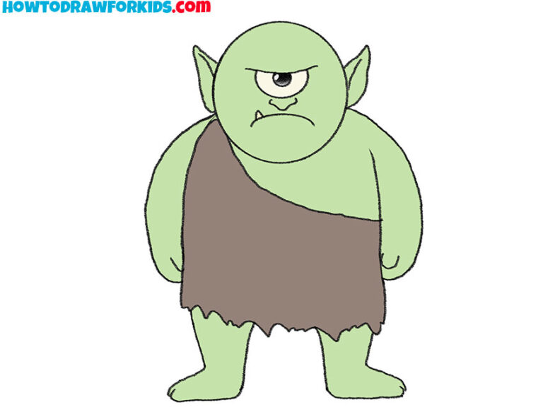 How to Draw a Monster - Easy Drawing Tutorial For Kids