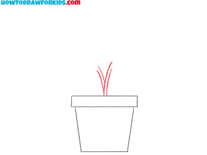 How to Draw a Plant - Easy Drawing Tutorial For Kids