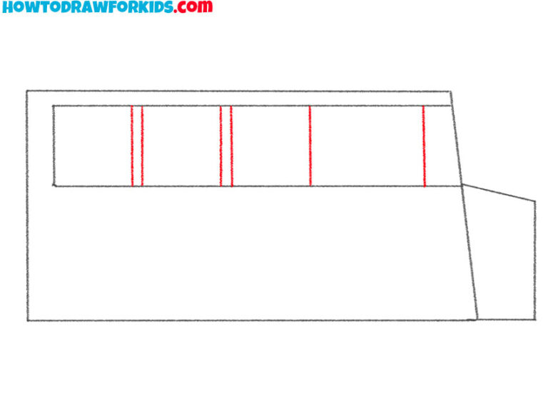 How to Draw a School Bus - Easy Drawing Tutorial For Kids
