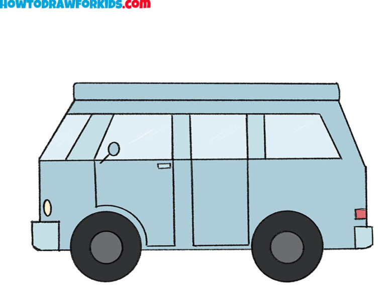 How to Draw a Jeepney - Easy Drawing Tutorial For Kids