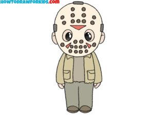 How to Draw Jason - Easy Drawing Tutorial For Kids