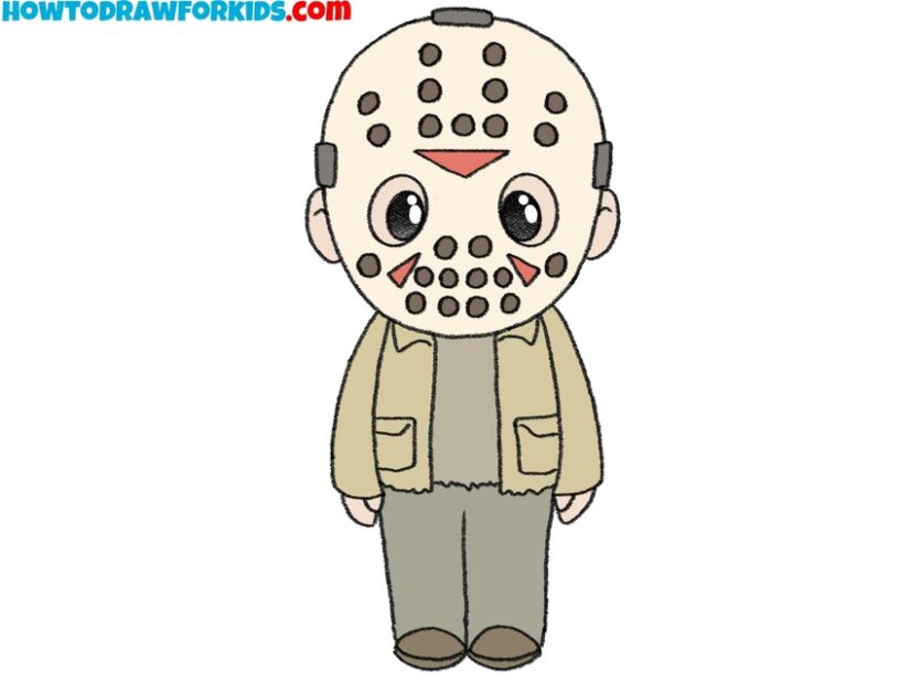 How to Draw Jason - Easy Drawing Tutorial For Kids