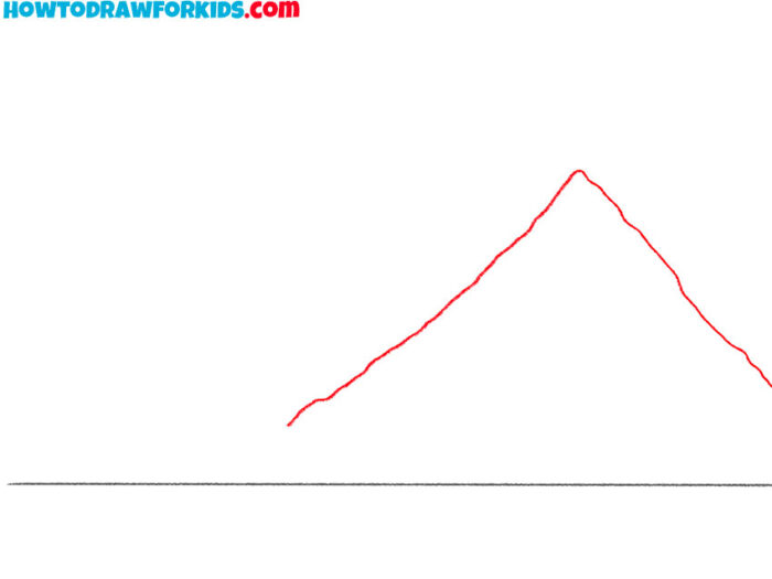 How to Draw Mountains - Easy Drawing Tutorial For Kids