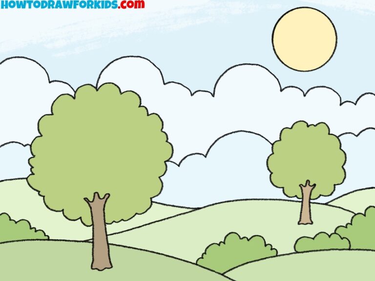 How to Draw a Factory - Easy Drawing Tutorial For Kids