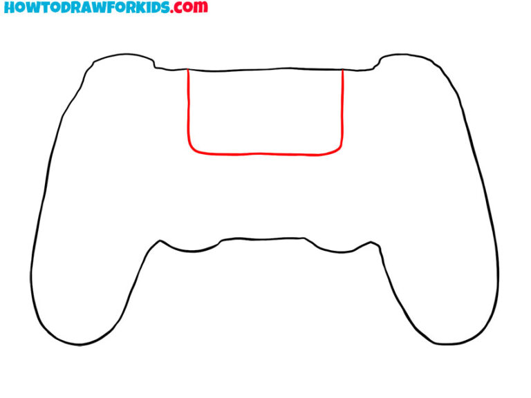 How to Draw a Ps4 Controller - Easy Drawing Tutorial For Kids