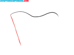 How to Draw a Wavy Flag - Easy Drawing Tutorial For Kids