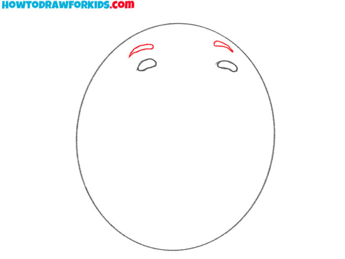 How to Draw a Face Looking Up - Easy Drawing Tutorial For Kids