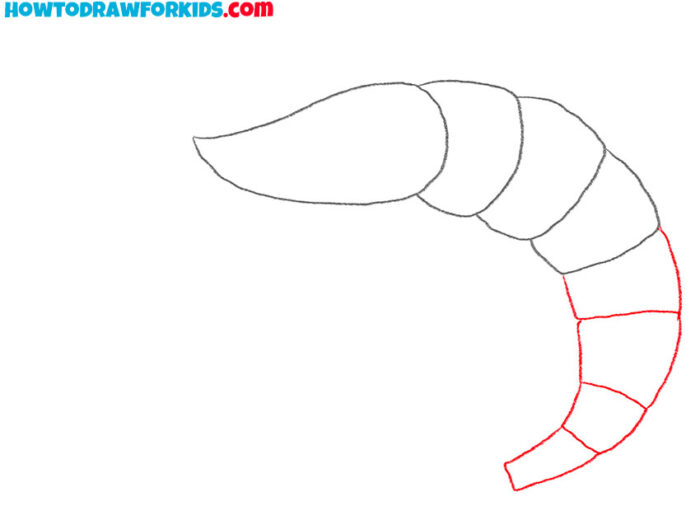 How to Draw a Shrimp - Easy Drawing Tutorial For Kids