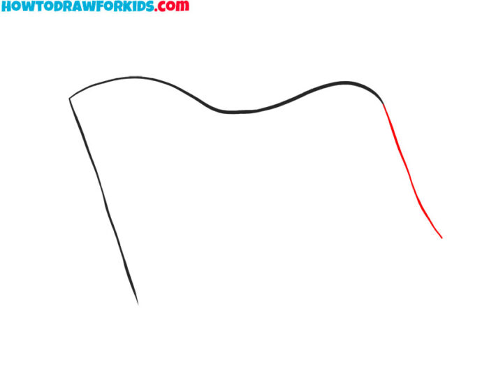 How to Draw a Wavy Flag - Easy Drawing Tutorial For Kids