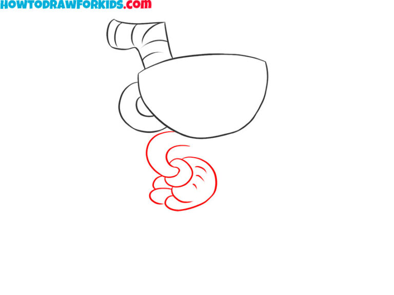 How to Draw Cuphead - Easy Drawing Tutorial For Kids