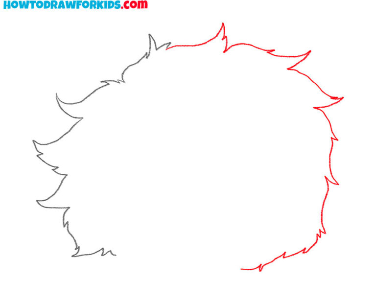 How to Draw Fluffy Hair - Easy Drawing Tutorial For Kids