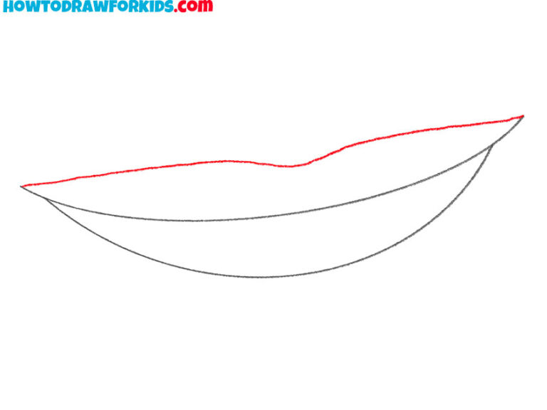 How to Draw Smiling Lips - Easy Drawing Tutorial For Kids