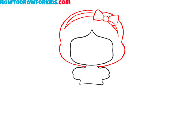 How to Draw Snow White - Easy Drawing Tutorial For Kids