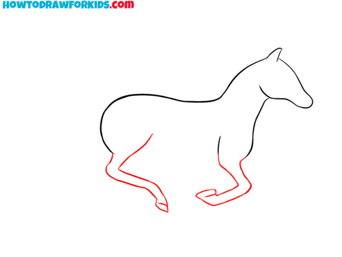 How to Draw a Running Horse - Easy Drawing Tutorial For Kids