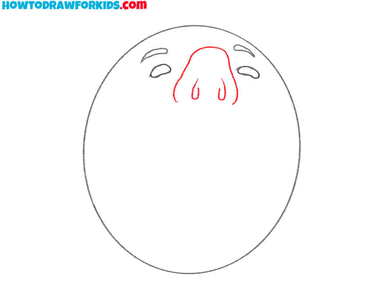 How to Draw a Face Looking Up - Easy Drawing Tutorial For Kids