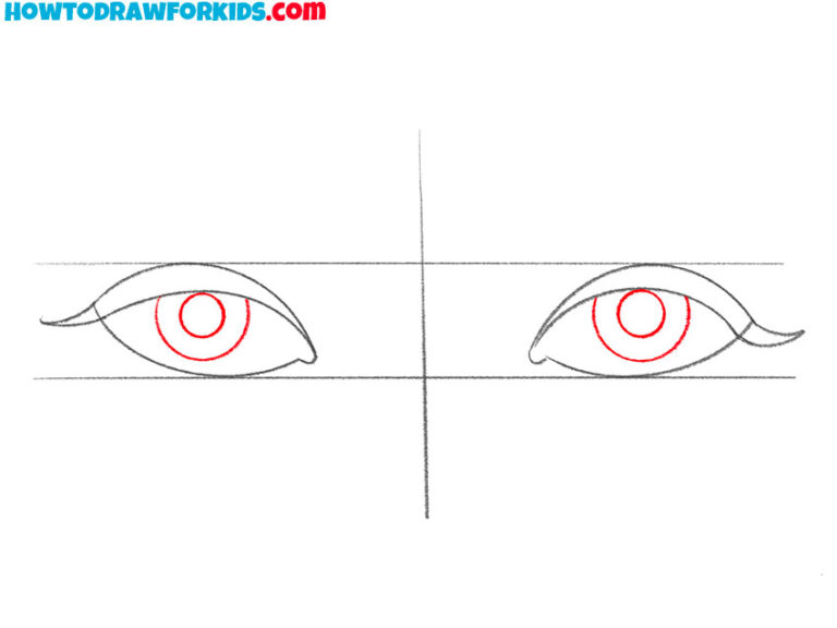 How to Draw Female Eyes - Easy Drawing Tutorial For Kids