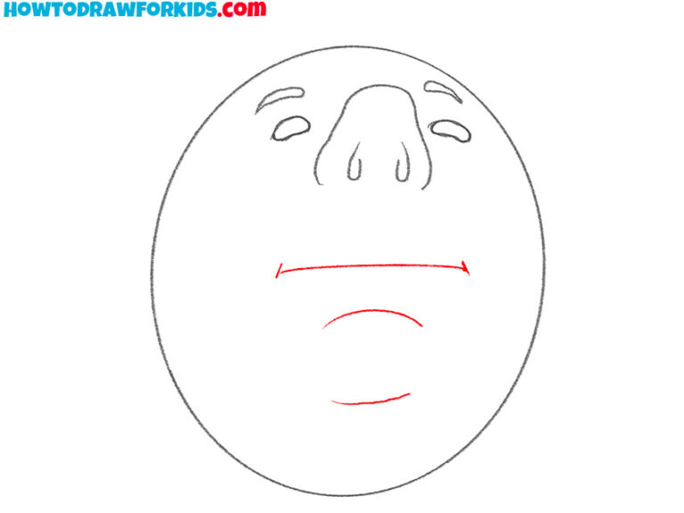 How to Draw a Face Looking Up - Easy Drawing Tutorial For Kids