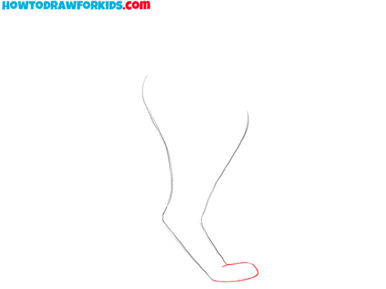 How to Draw a Cat Leg - Easy Drawing Tutorial For Kids