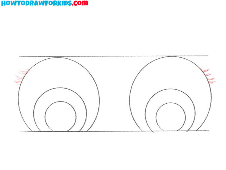 How to Draw Eyes Looking Down - Easy Drawing Tutorial For Kids