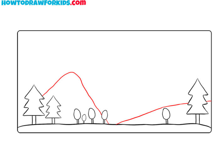 How to Draw Nature - Easy Drawing Tutorial For Kids