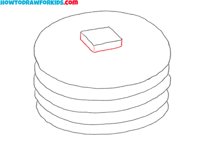 How to Draw Pancakes - Easy Drawing Tutorial For Kids