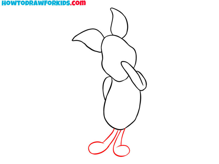 How to Draw Piglet - Easy Drawing Tutorial For Kids