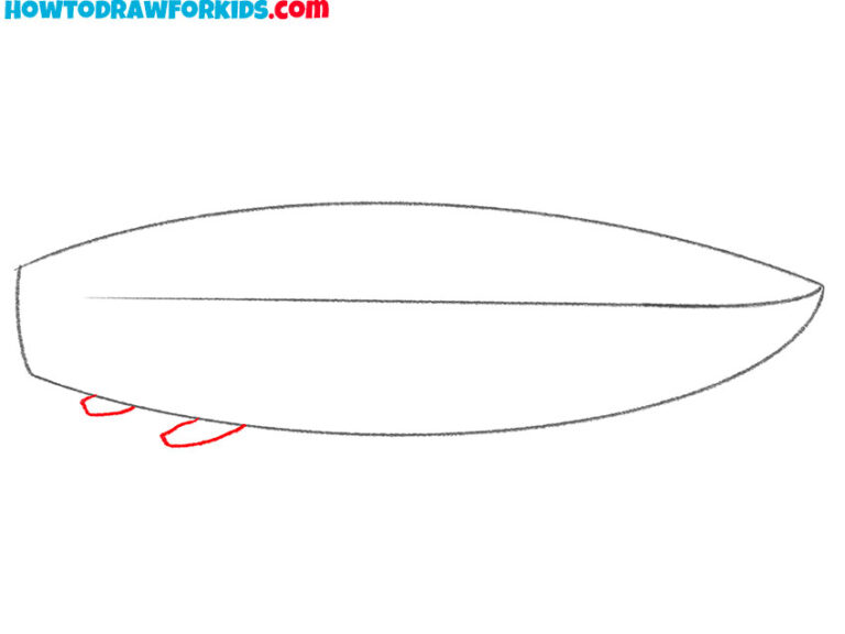 How to Draw a Surfboard - Easy Drawing Tutorial For Kids
