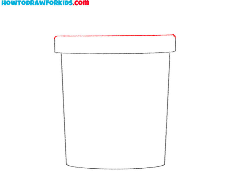 How to Draw a Trash Can - Easy Drawing Tutorial For Kids