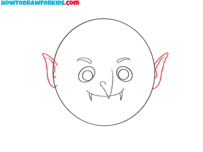 How to Draw a Vampire Face - Easy Drawing Tutorial For Kids