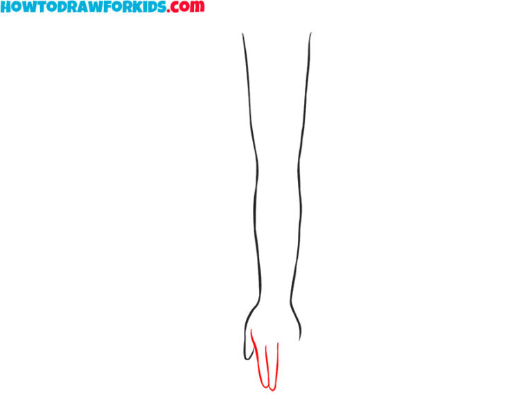 How to Draw an Anime Arm - Easy Drawing Tutorial For Kids