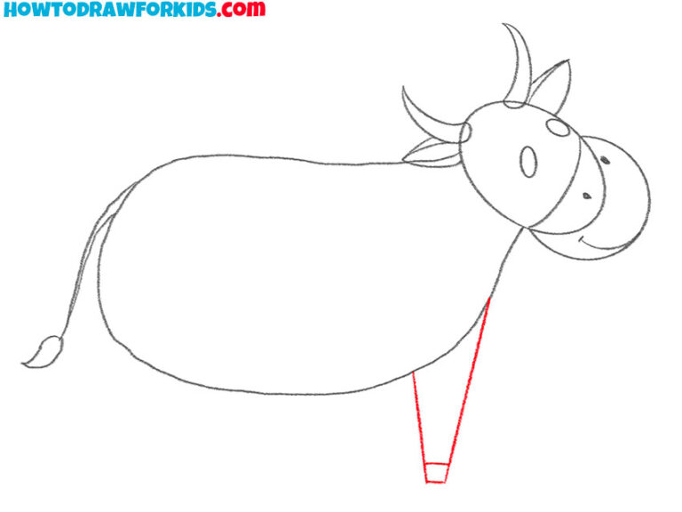 How to Draw Cattle - Easy Drawing Tutorial For Kids