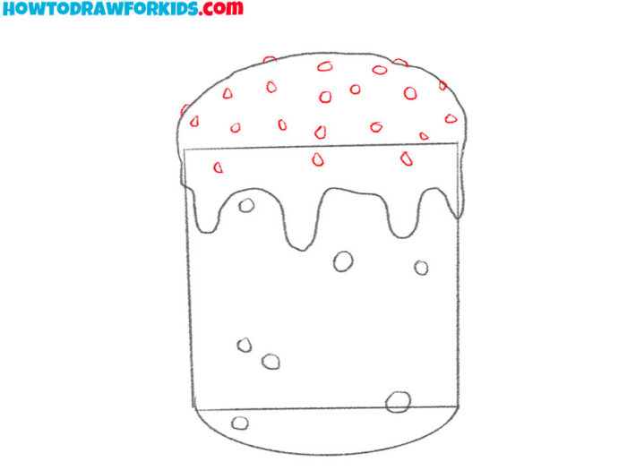 How to Draw an Easter Cake - Easy Drawing Tutorial For Kids