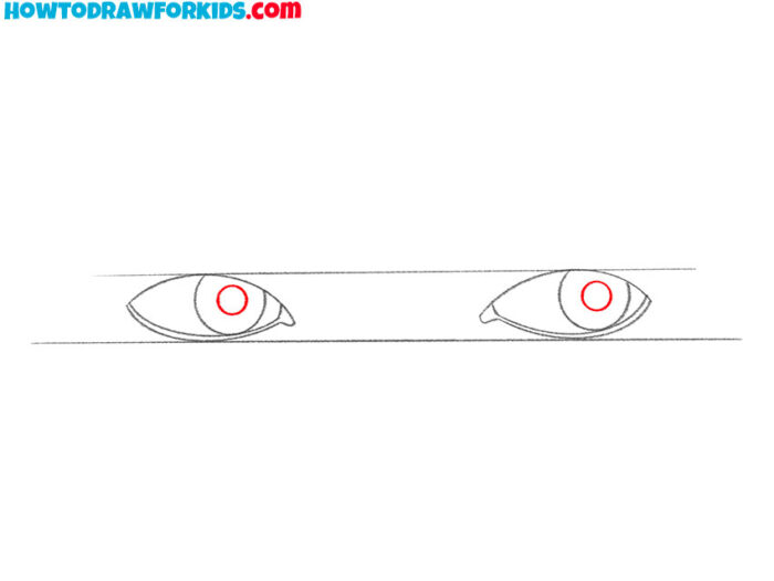 How to Draw Eyes Looking to the Side - Easy Drawing Tutorial